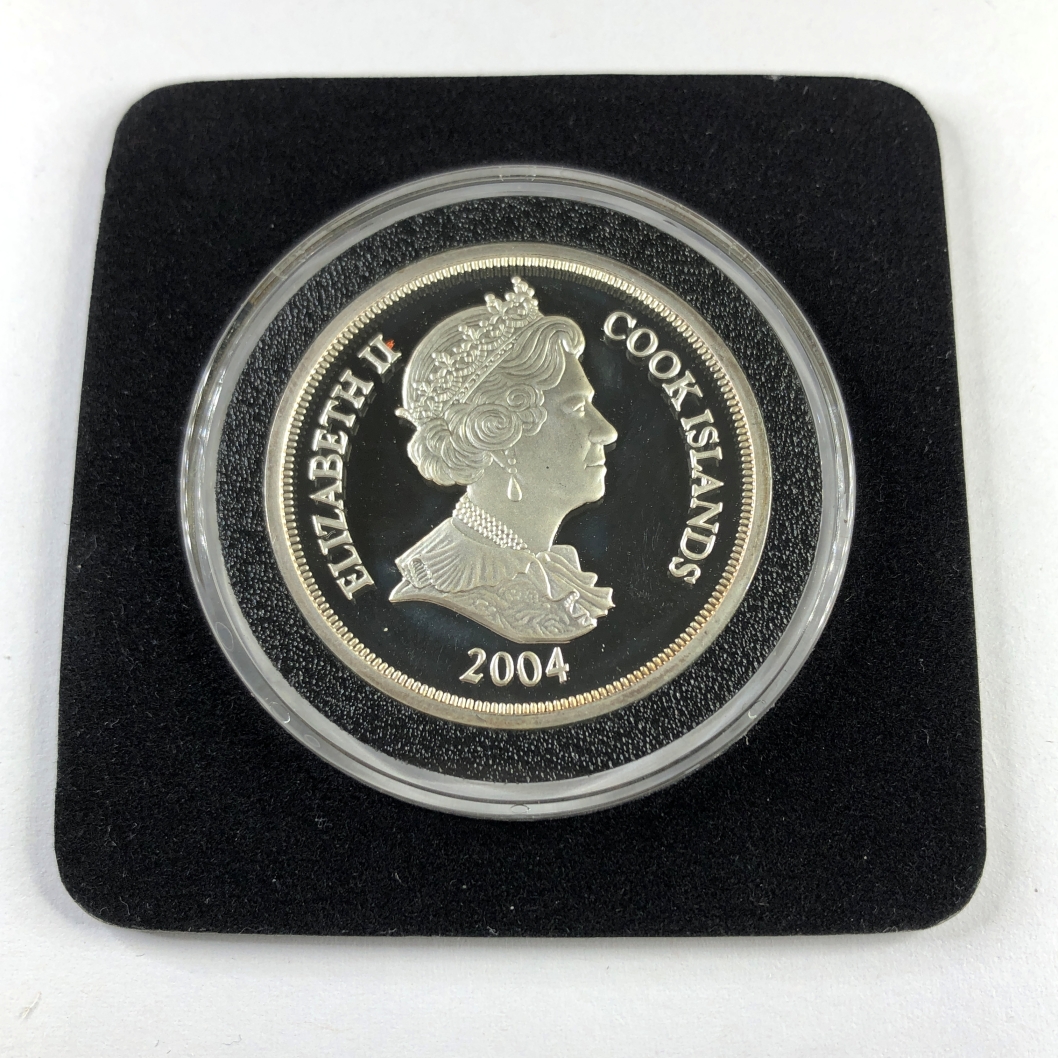 2004 Cook Islands Proof Silver $1 Gen. George S. Patton Commemorative ...