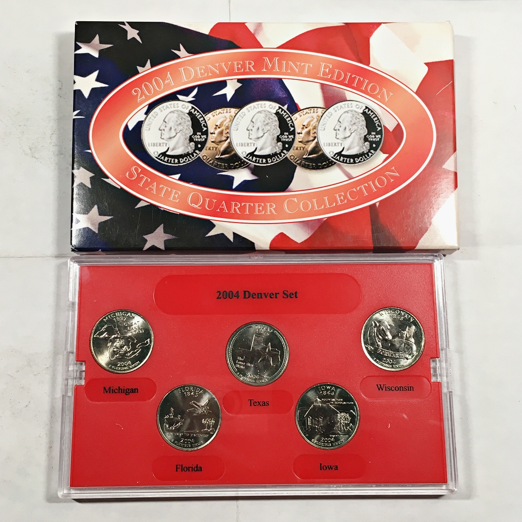 2004 Denver Mint Edition State Quarter Collection*In Original Packaging ...