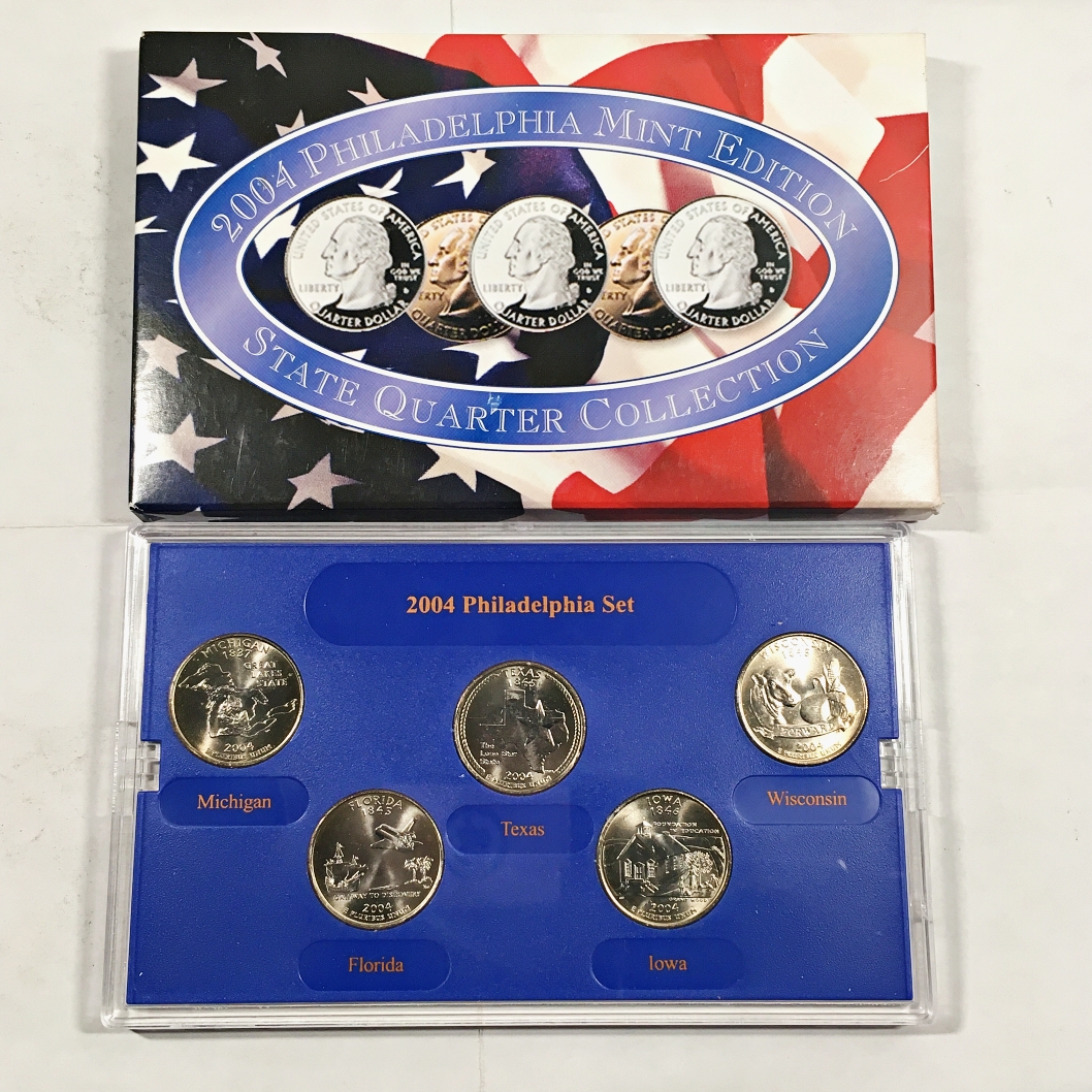 2004 Philadelphia Mint Edition State Quarter Collection*In Original ...