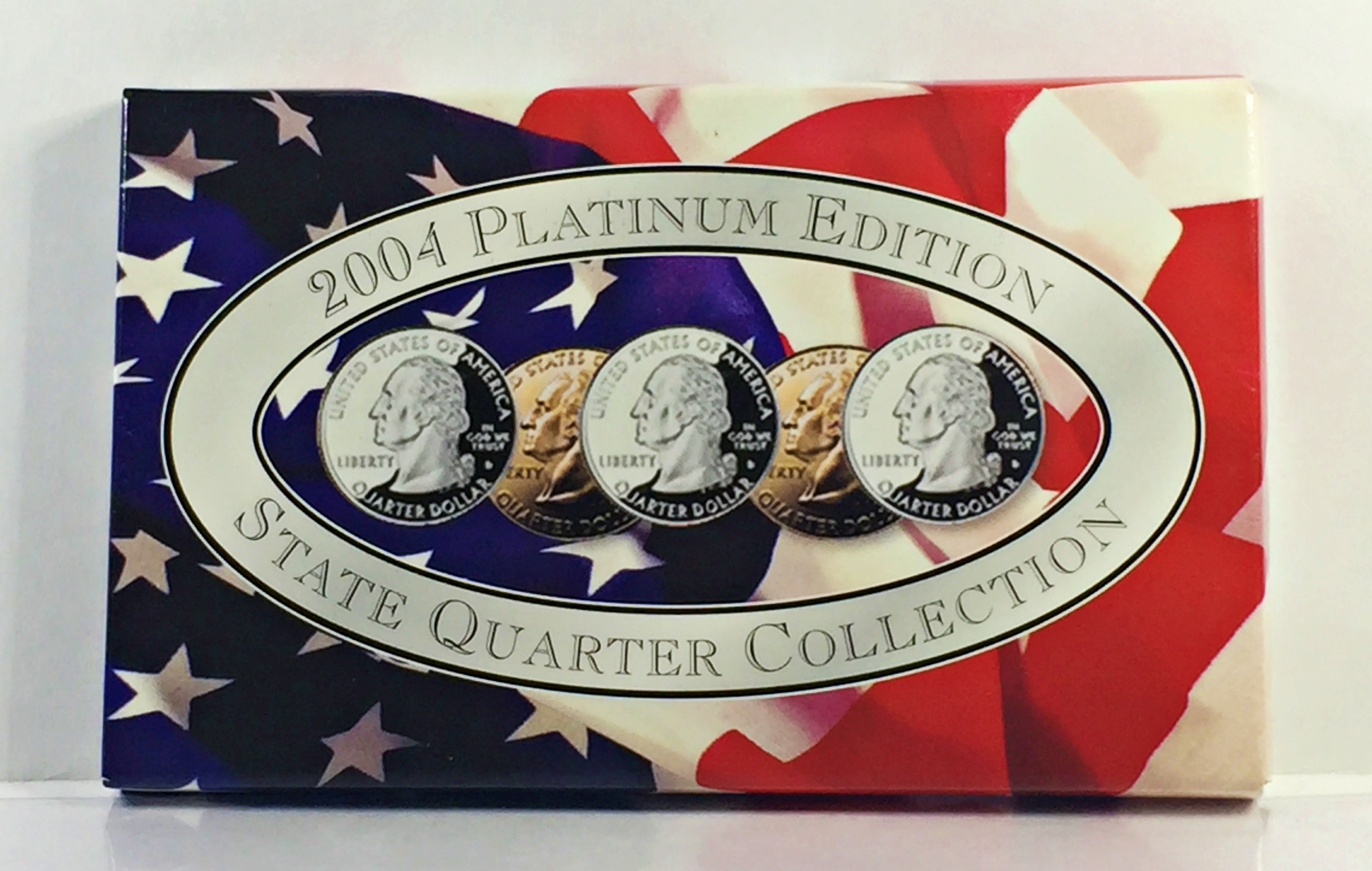 2004 Pure Platinum Layered Edition of the US State Quarter Collection ...