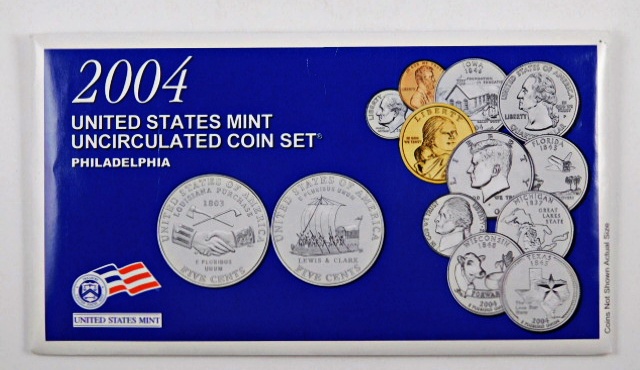 2004 United States Mint Uncirculated Coin Set*From the Philadelphia ...