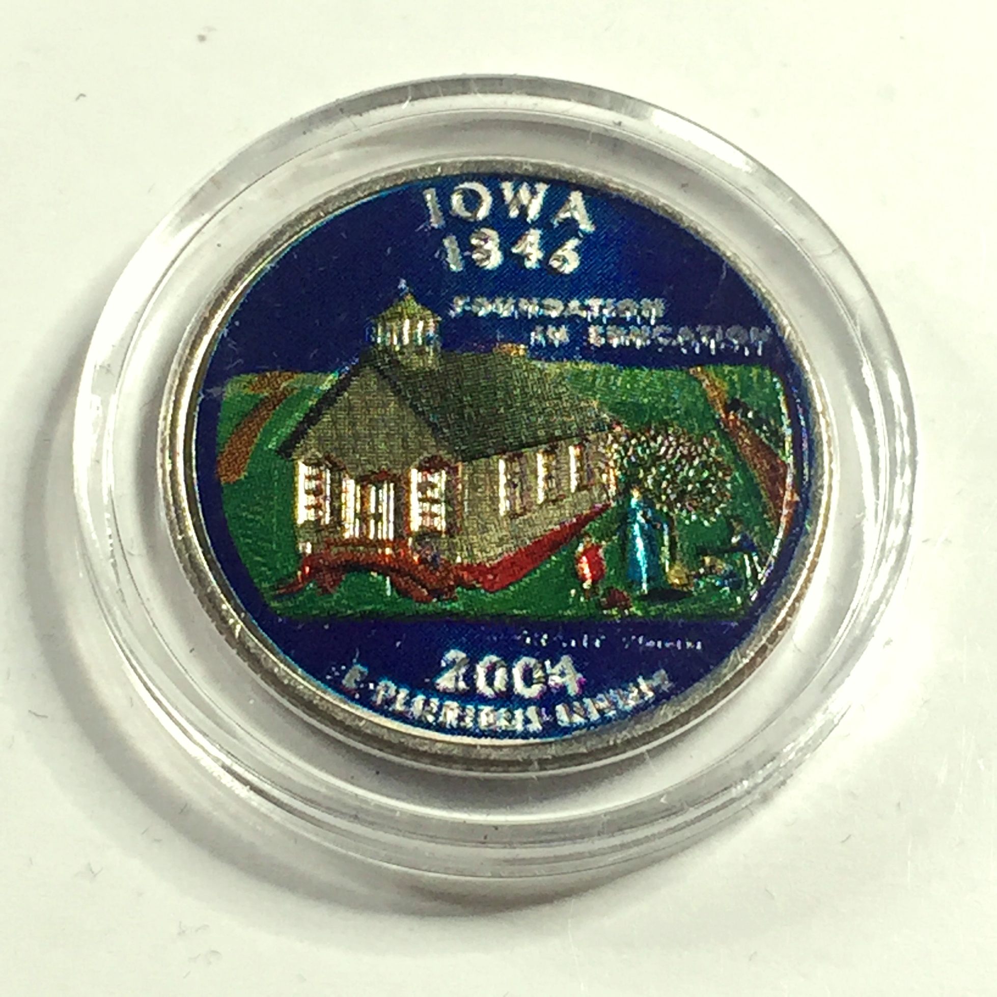 2004-P Colorized Iowa State Commemorative Quarter*Specialized Coloring ...