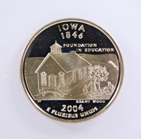 2004-S Proof Iowa Commemorative States Quarter*DCAM | Property Room
