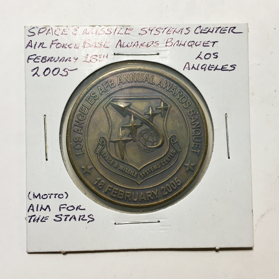 2005 Air Force Base Awards Banquet Medallion*Bronze*39.5mm | Property Room