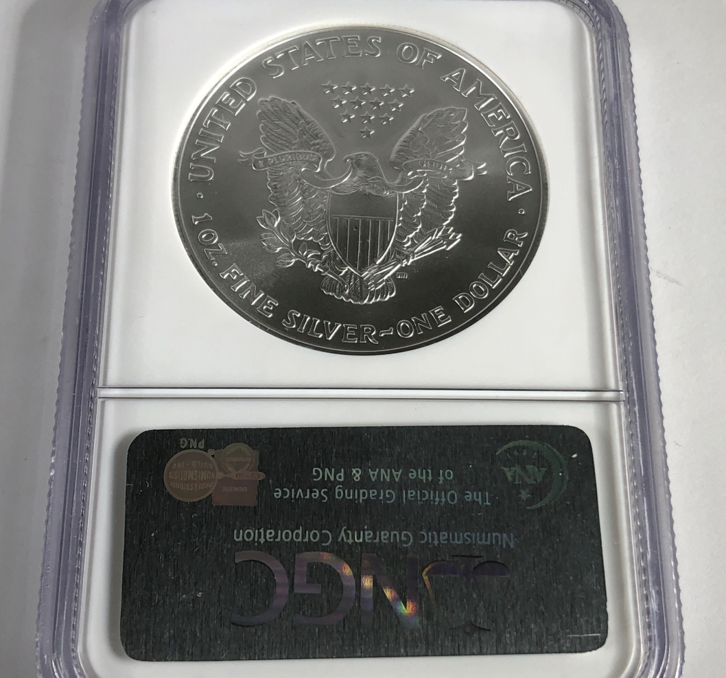 2005 American Silver Eagle*Graded MS69 by NGC*1oz .999 Fine Silver | Property Room