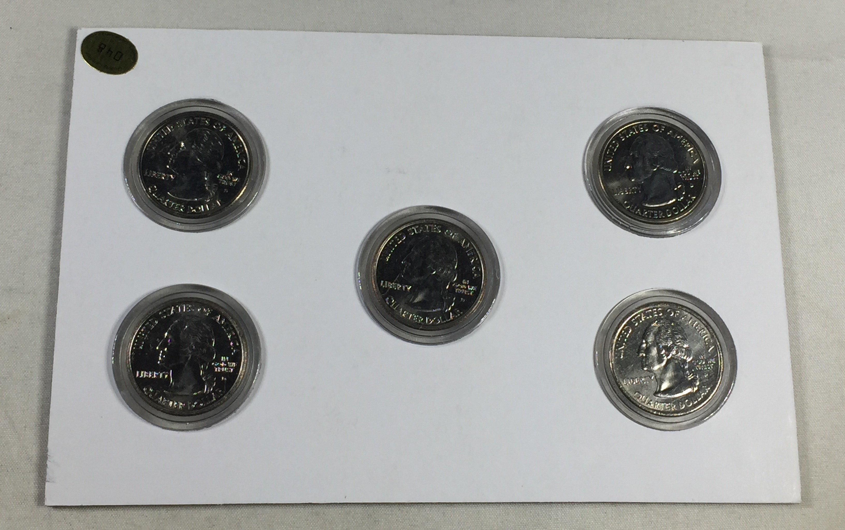 2005 Colorized State Quarter Collection*In Capsules and Nice Storage ...