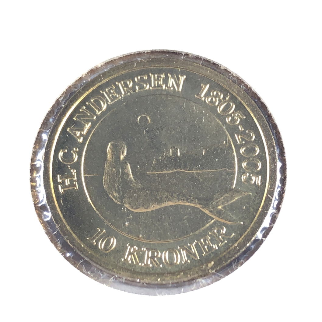 2005 Denmark 10 Kroner*200th Anniversary of H.C. Anderson-The Little ...