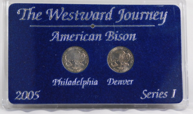 2005 P & D Westward Journey Commemorative American Bison Nickels ...