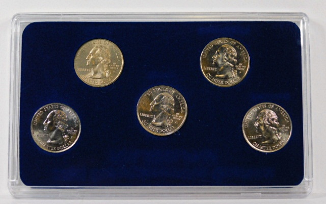 2005 Philadelphia Edition of the 50 States Commemorative Quarters*Five ...