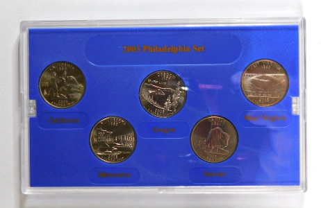 2005 Philadelphia Mint Edition State Quarter Collection*In Original Box ...