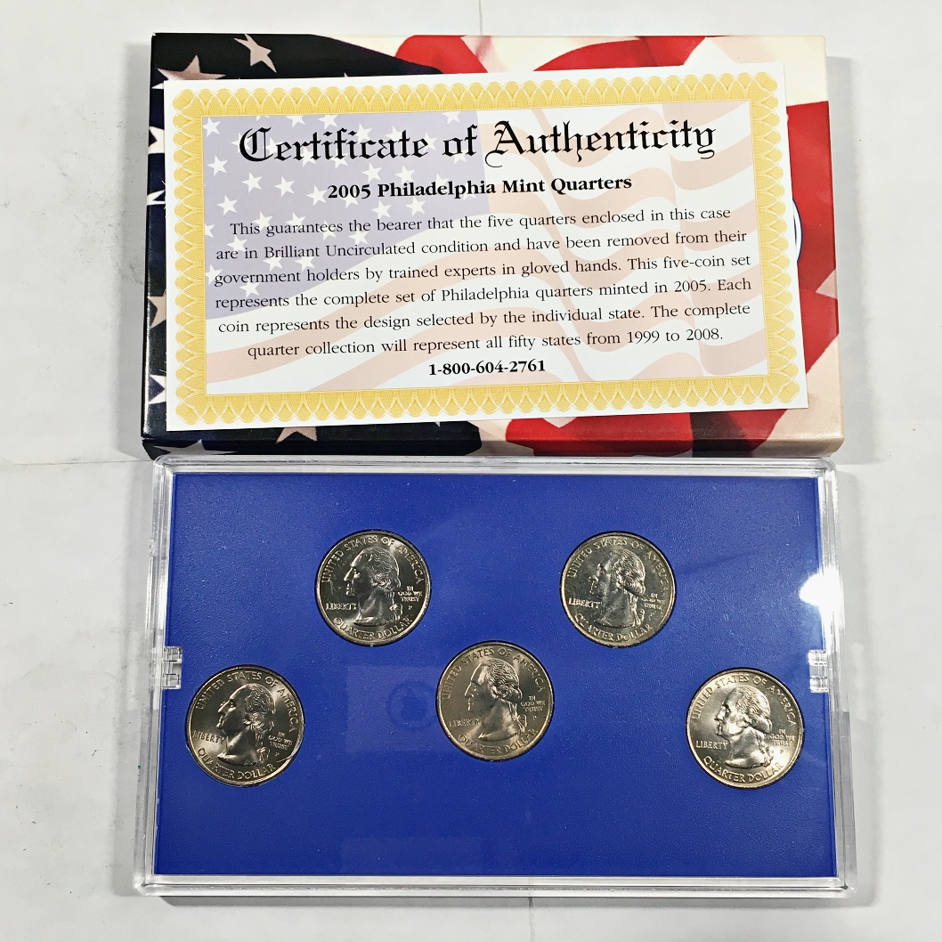 2005 Philadelphia Mint Edition State Quarter Collection*In Original ...