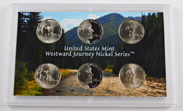 2005 United States Mint Westward Journey Commemorative Nickel Coin Set ...
