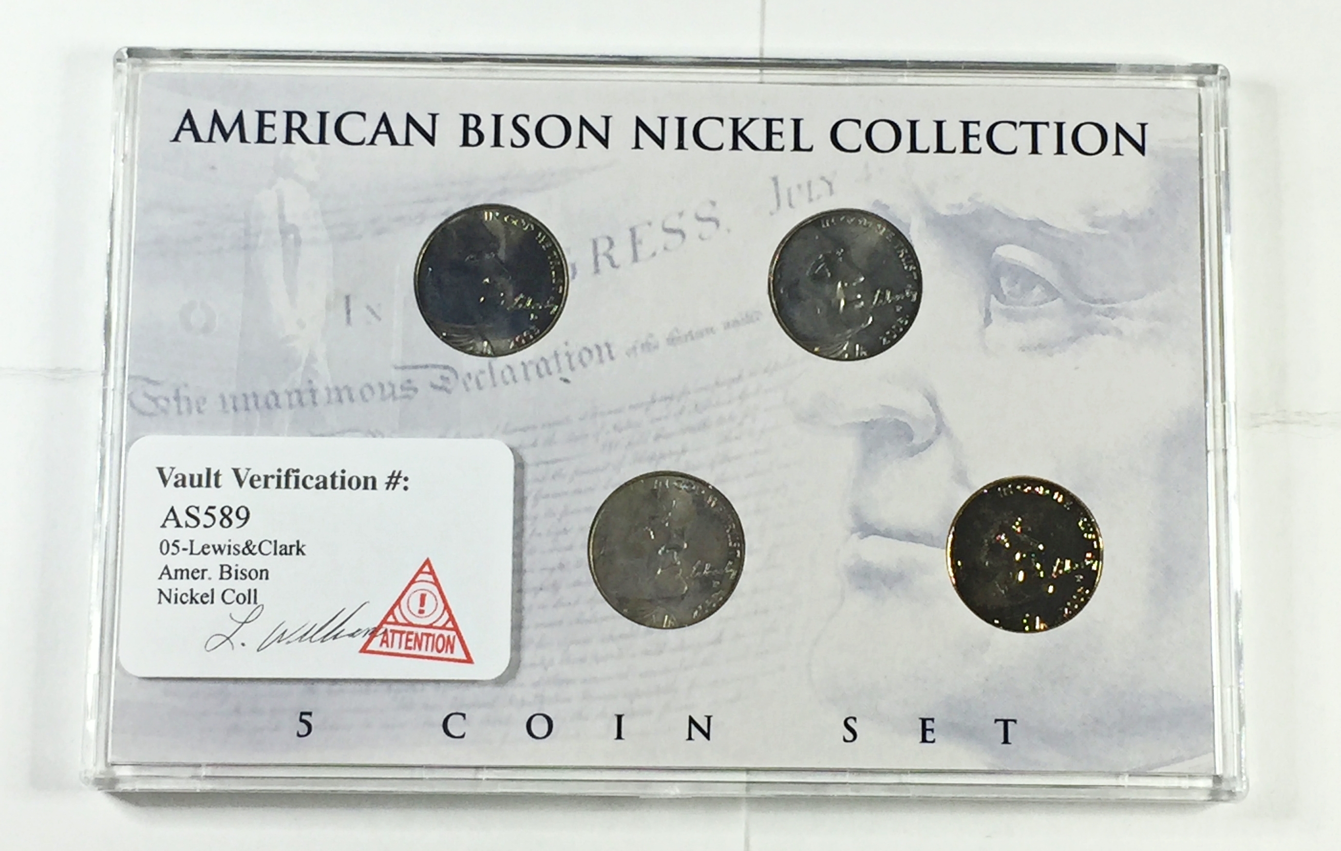 2005-P & D American Bison Commemorative Jefferson Nickels*Colorized ...