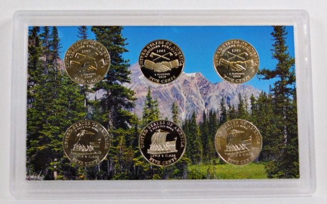 2005-P, D & S Westward Journey Nickel Series Coin Set*Bison and Ocean ...