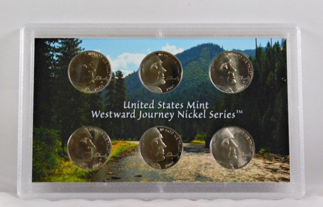 2005-P & D United States Mint Westward Journey Nickel Series Coins Set ...