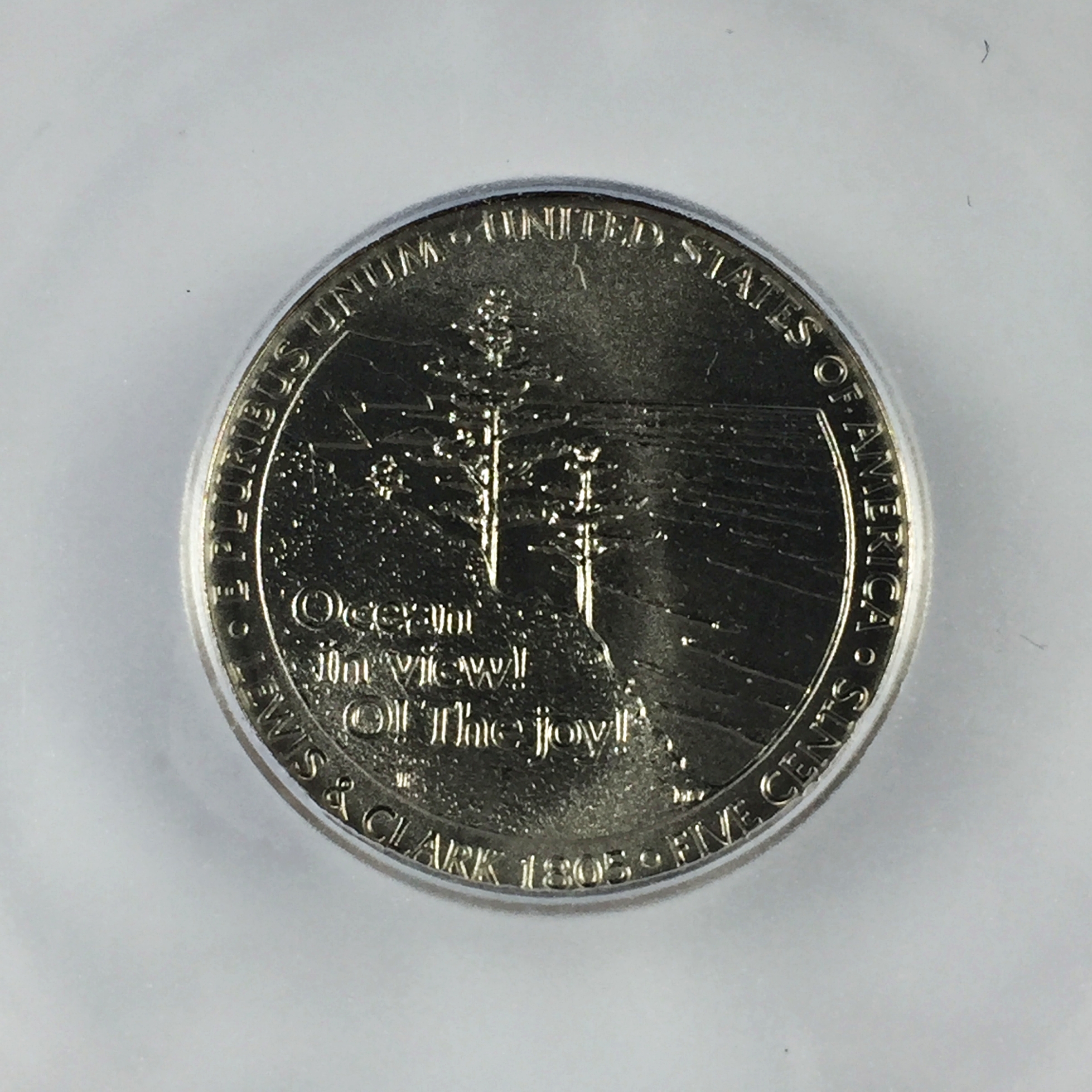 2005-P Satin Finish Ocean in View Commemorative Jefferson Nickel*First ...