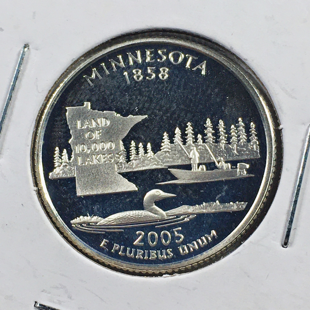 2005-S Proof Silver Minnesota State Commemorative Quarter*DCAM ...