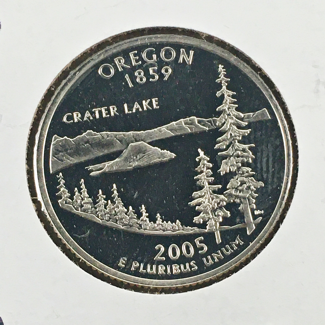 2005-S Silver Proof Oregon Commemorative Quarter*DCAM | Property Room