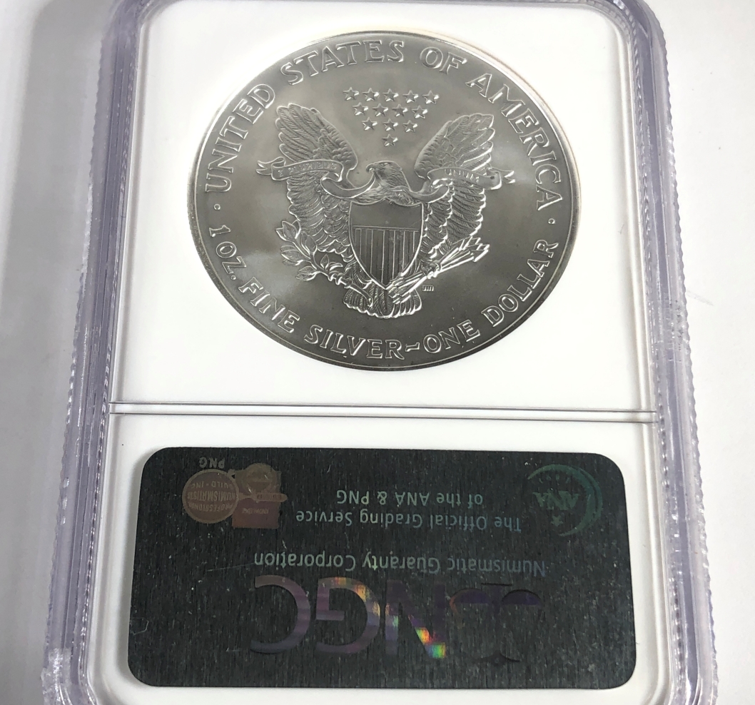 2006 American Silver Eagle*Graded MS69 by NGC*1oz .999 Fine Silver | Property Room