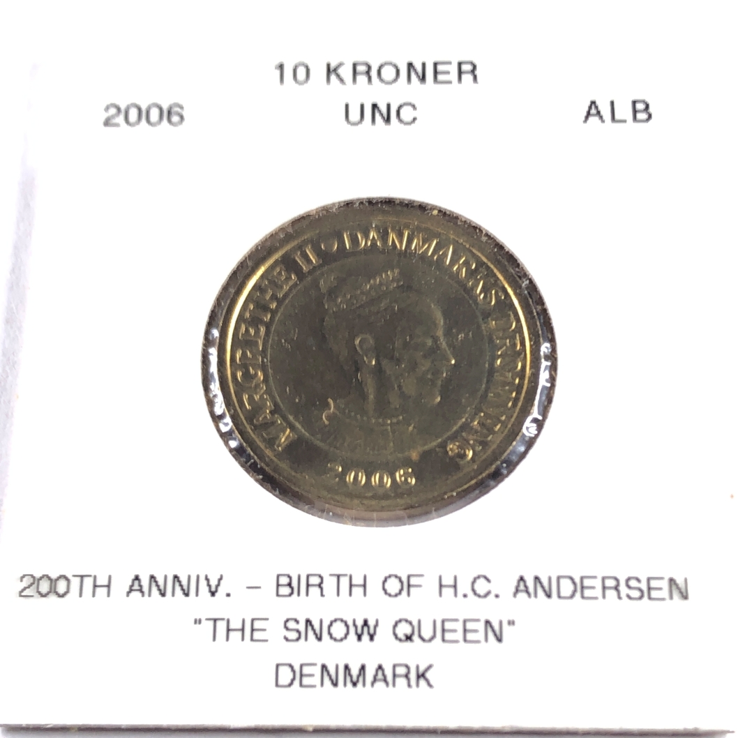 2006 Denmark 10 Kroner*200th Anniversary of H.C. Anderson*High Grade ...