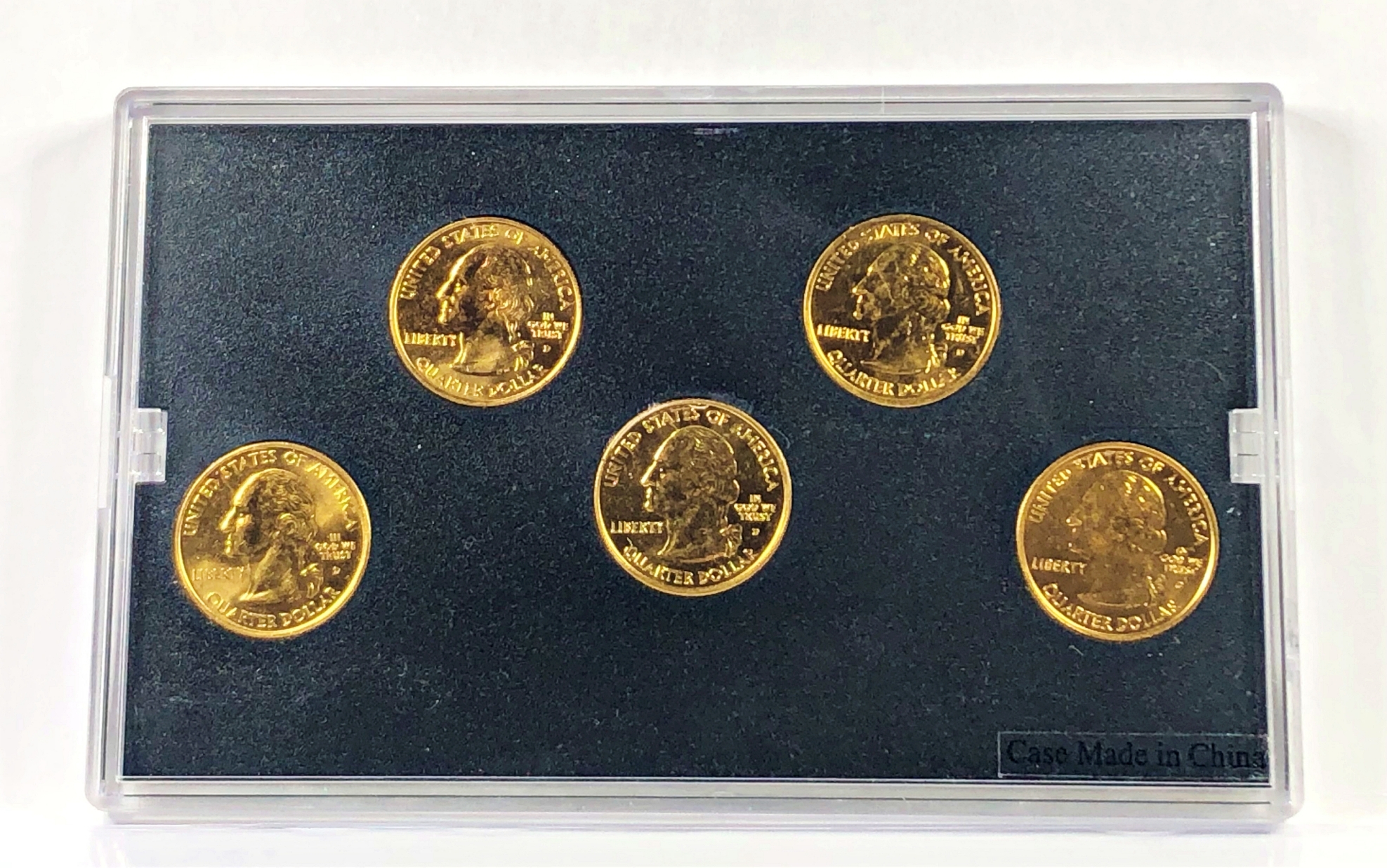 2006 Gold Edition of US Mint Commemorative Quarters*24K Gold Layered*In ...