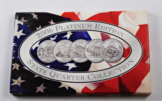 2006 Platinum Edition State Quarter Collection*In Original Packaging ...