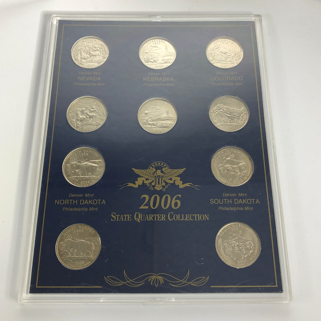 2006 State Quarter Collection High Grade Uncirculated Coins in Mint ...