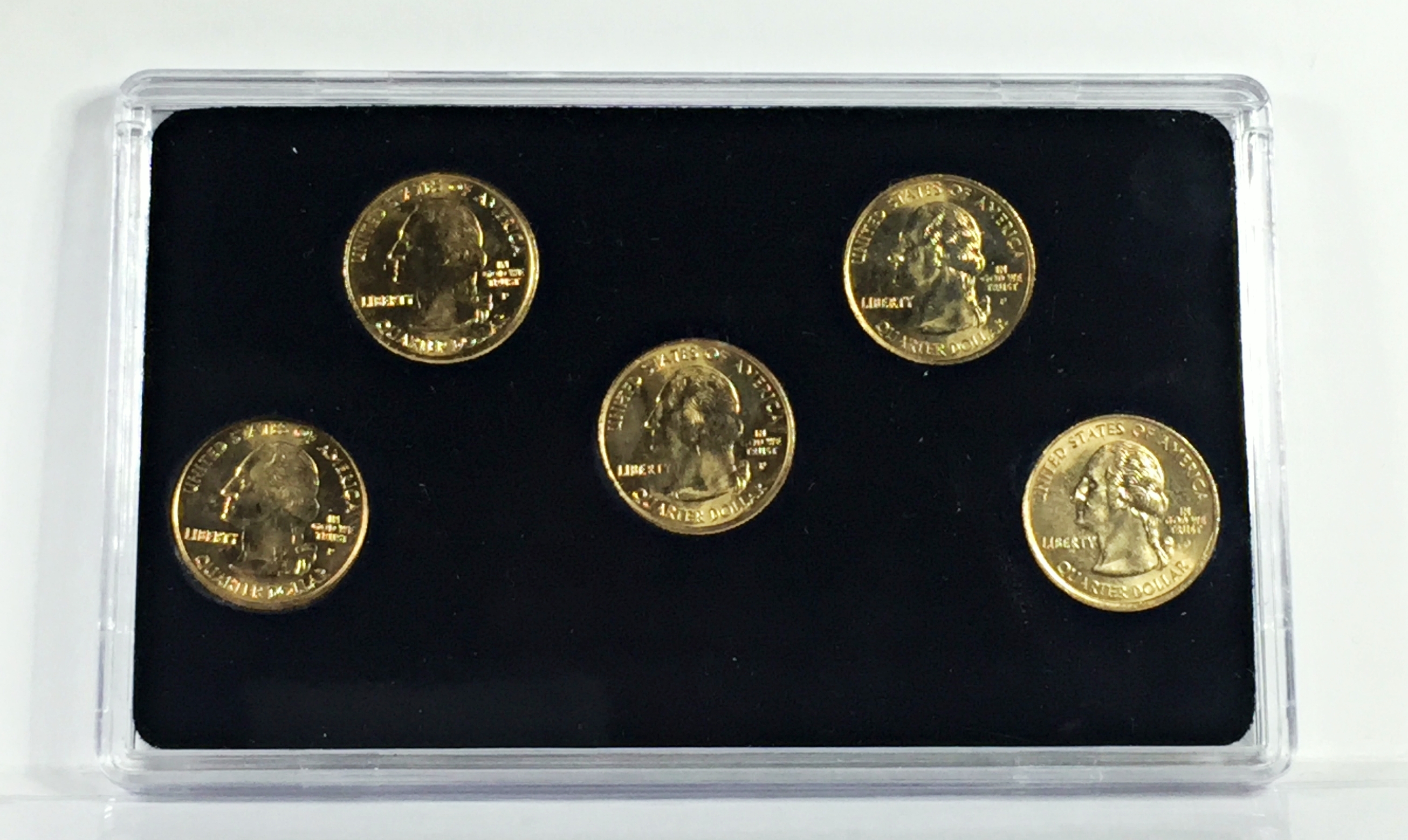 2007 24K Gold Layered Edition Commemorative State Quarters*In Custom ...