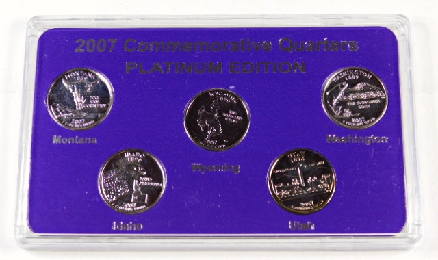 2007 Platinum Edition of the Commemorative States Quarters*Pure ...