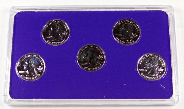 2007 Platinum Edition of the Commemorative States Quarters*Pure ...