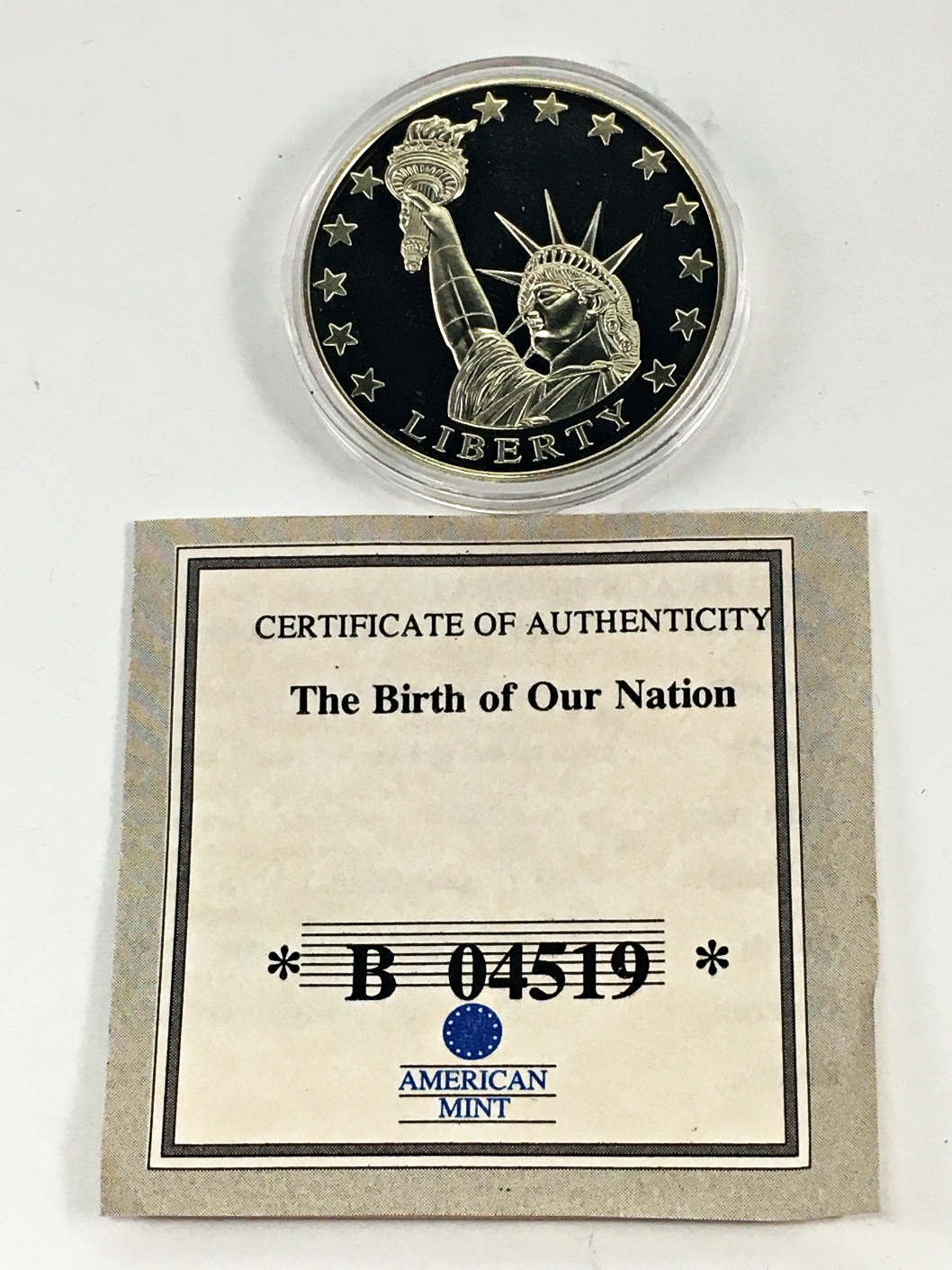 2007 Statue of Liberty Medallion*33mm*Brilliant Uncirculated*In ...