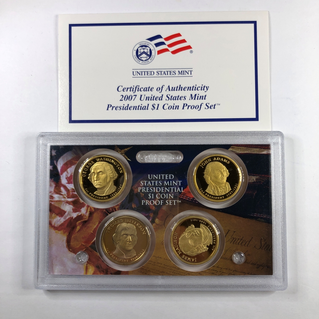 2007 United States Mint Presidential $1 Coin Proof Set*In Original US ...