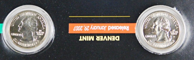 2007-P & D Colorized Montana State Commemorative Quarters*On 6.5" X 8.5 ...