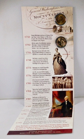 2007-P & D George Washington Commemorative Presidential Dollars ...