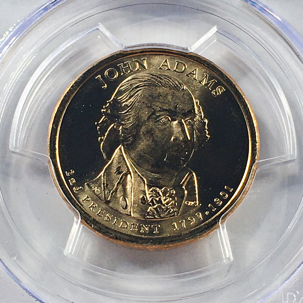 2007-P John Adams Commemorative Presidential Dollar*First Day of Issue ...