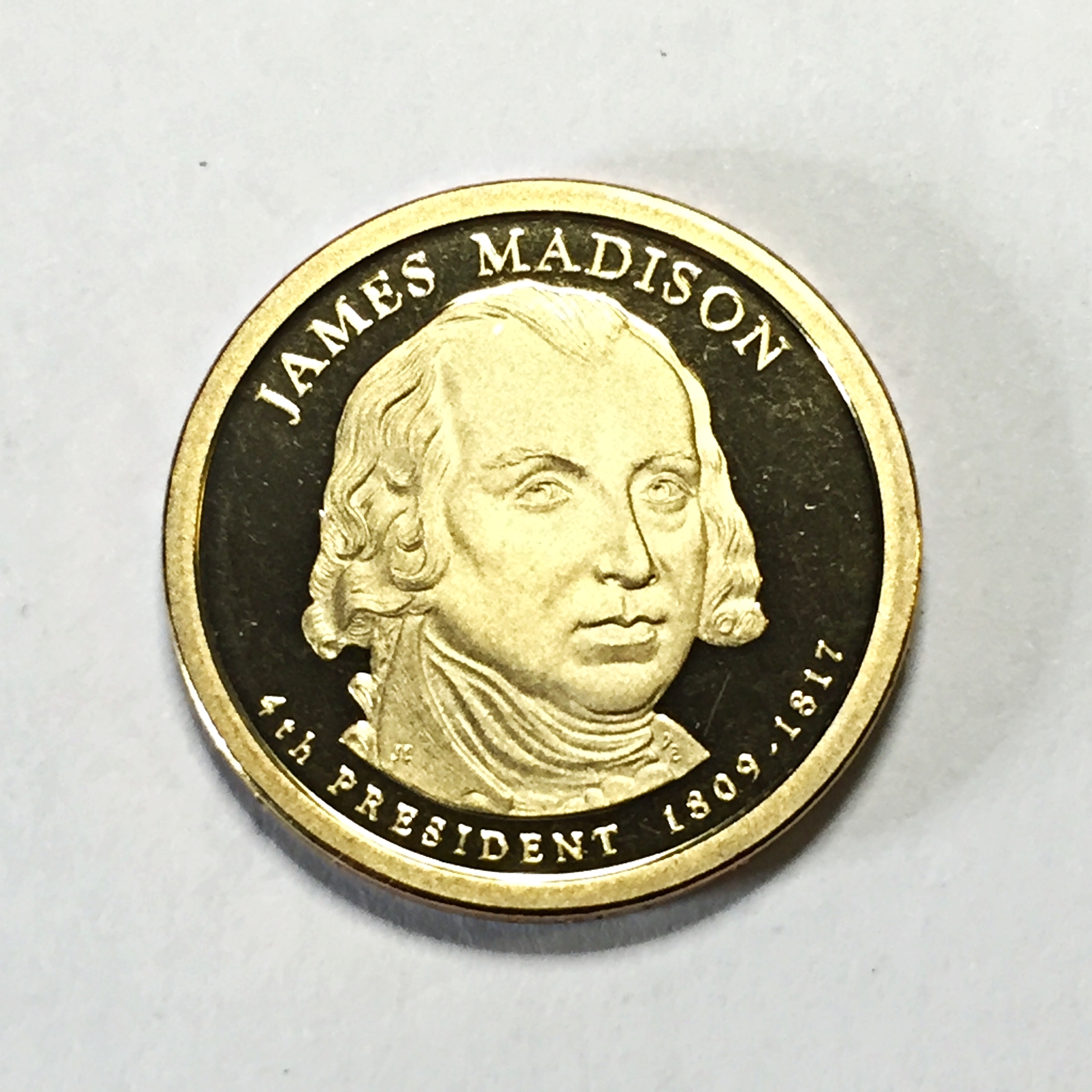 2007-S Proof James Madison Presidential Commemorative Dollar*DCAM ...