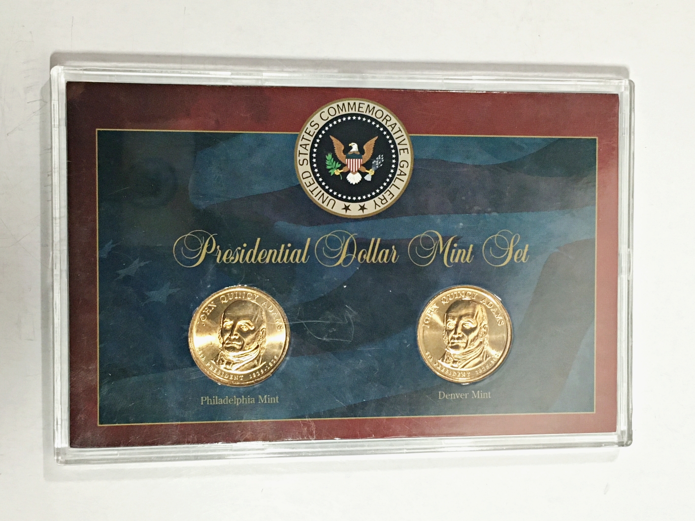 2008-P & D John Quincy Adams Commemorative Presidential Dollars*Custom ...