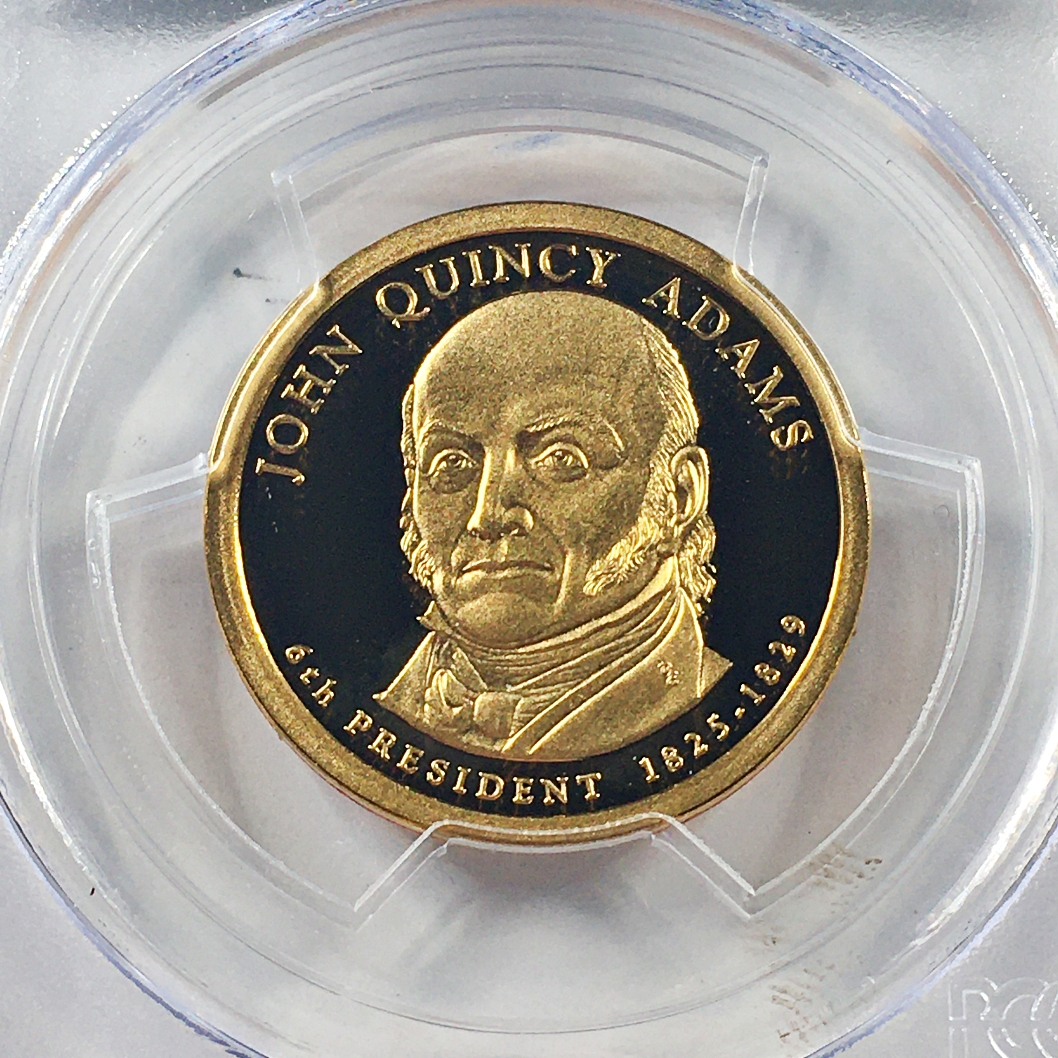 2008-S Proof John Quincy Adams Commemorative Presidential Dollar*First ...