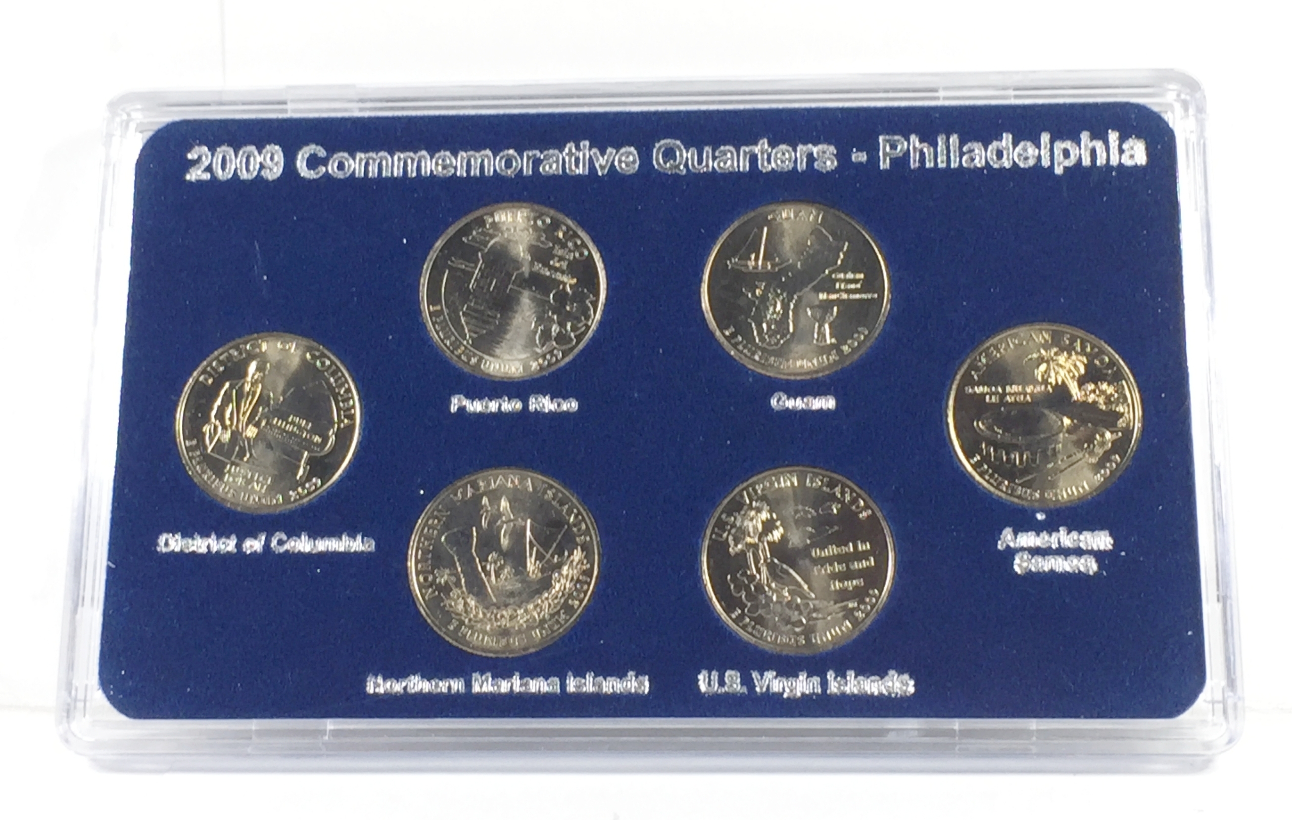2009 Commemorative State Quarters*Philadelphia Mint*Custom Holder and ...