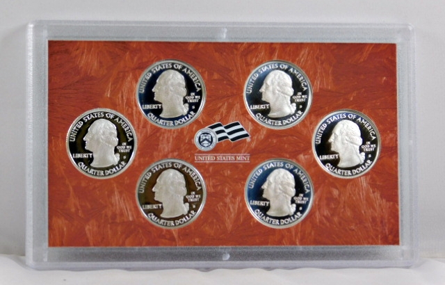 2009 DC and US Territories Commemorative Silver Proof Quarters ...