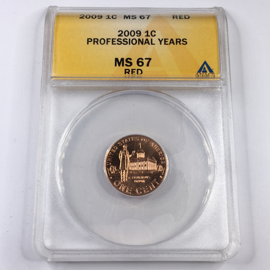 2009 Lincoln Head Professional Years Commemorative Cent*Graded MS67 RED ...