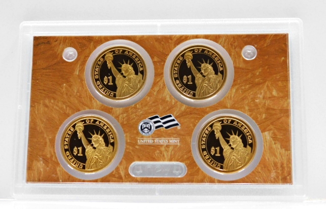 2009 United States Mint Presidential $1 Coin Proof Set*Harrison, Tyler ...