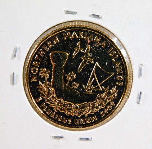 2009-D 24K Gold Layered Northern Mariana Islands Commemorative Quarter ...