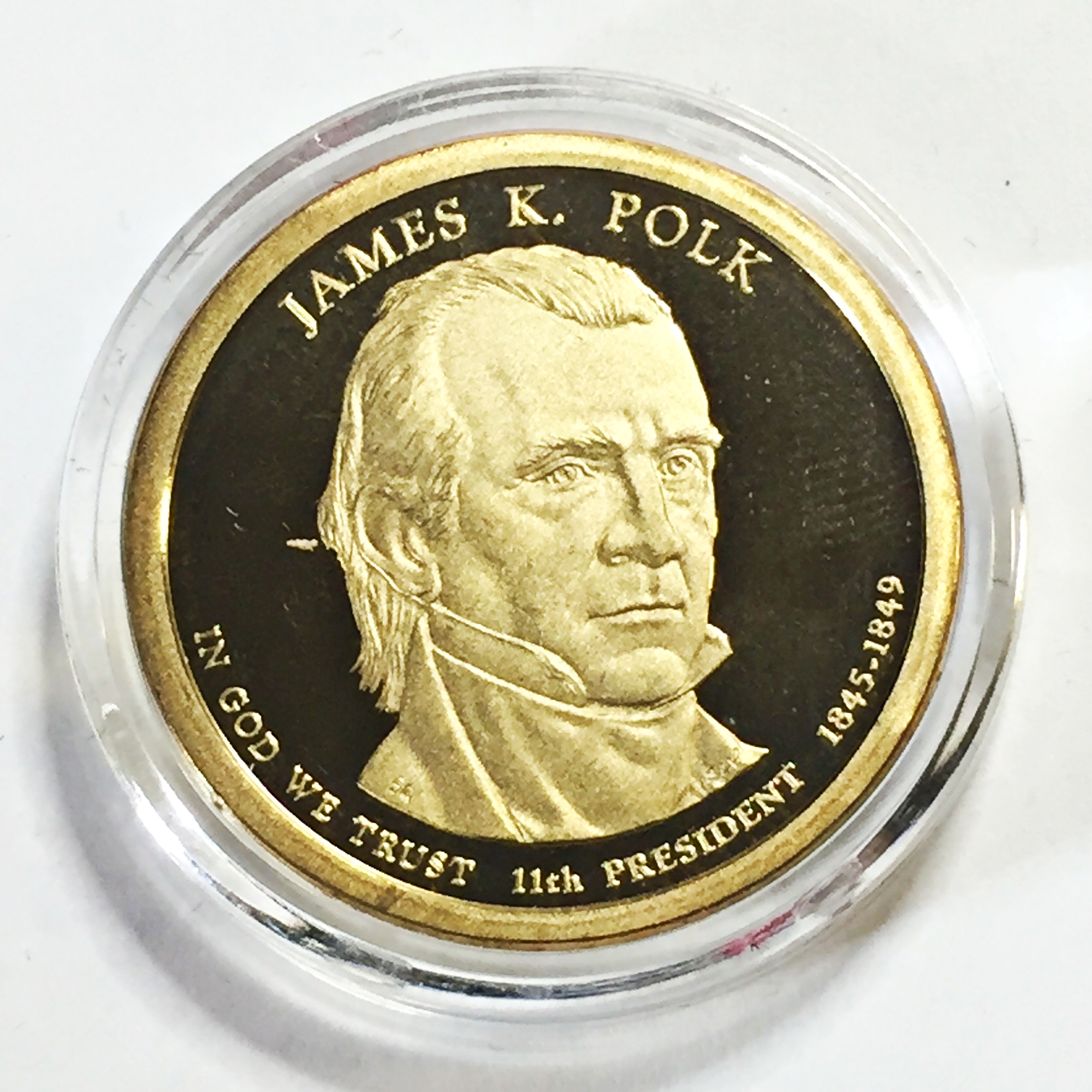 2009-S Proof James K. Polk Presidential Commemorative Dollar*DCAM*In ...