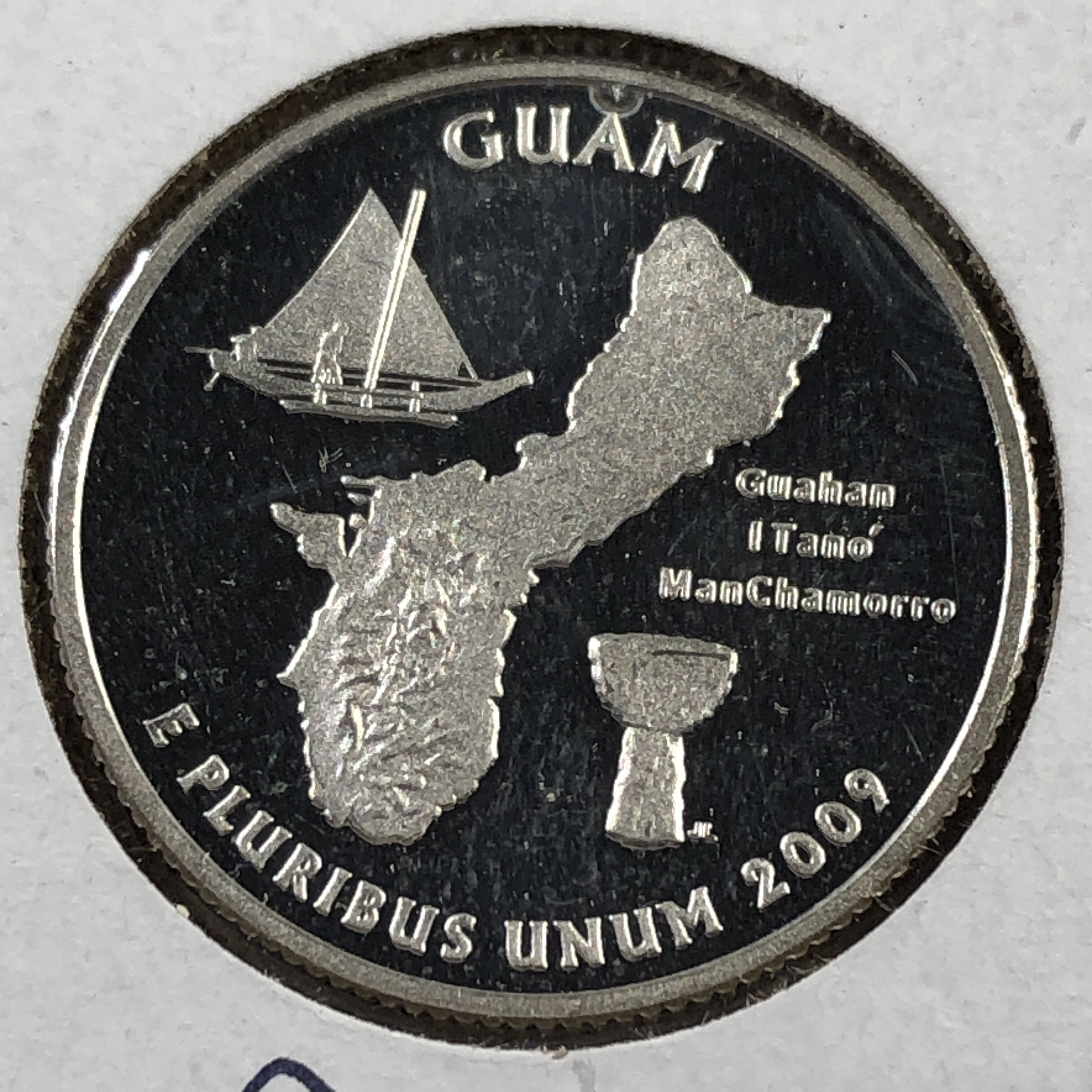2009-S Proof Silver Guam Commemorative Quarter*DCAM | Property Room