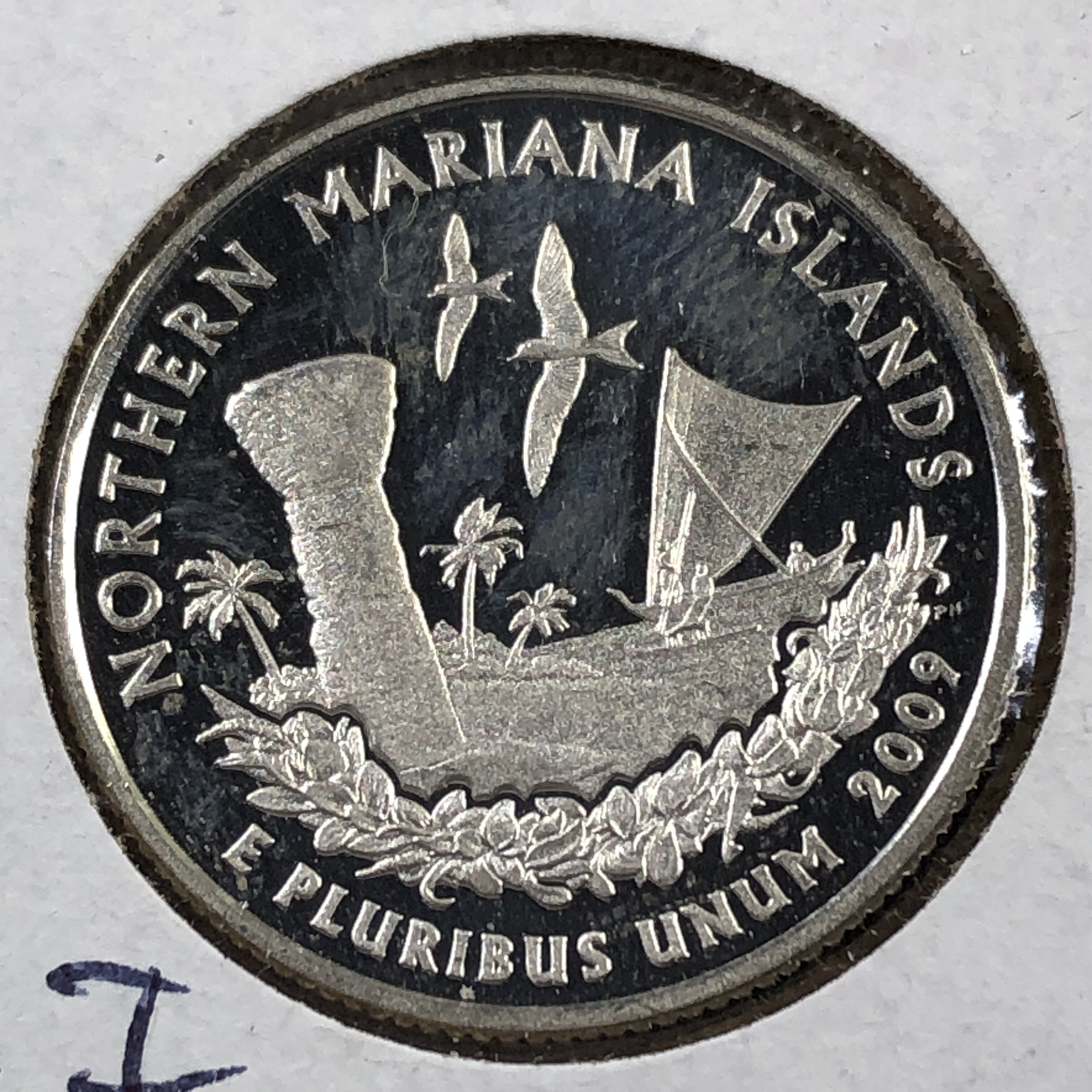 2009-S Proof Silver Southern Mariana Islands Commemorative Quarter*DCAM ...