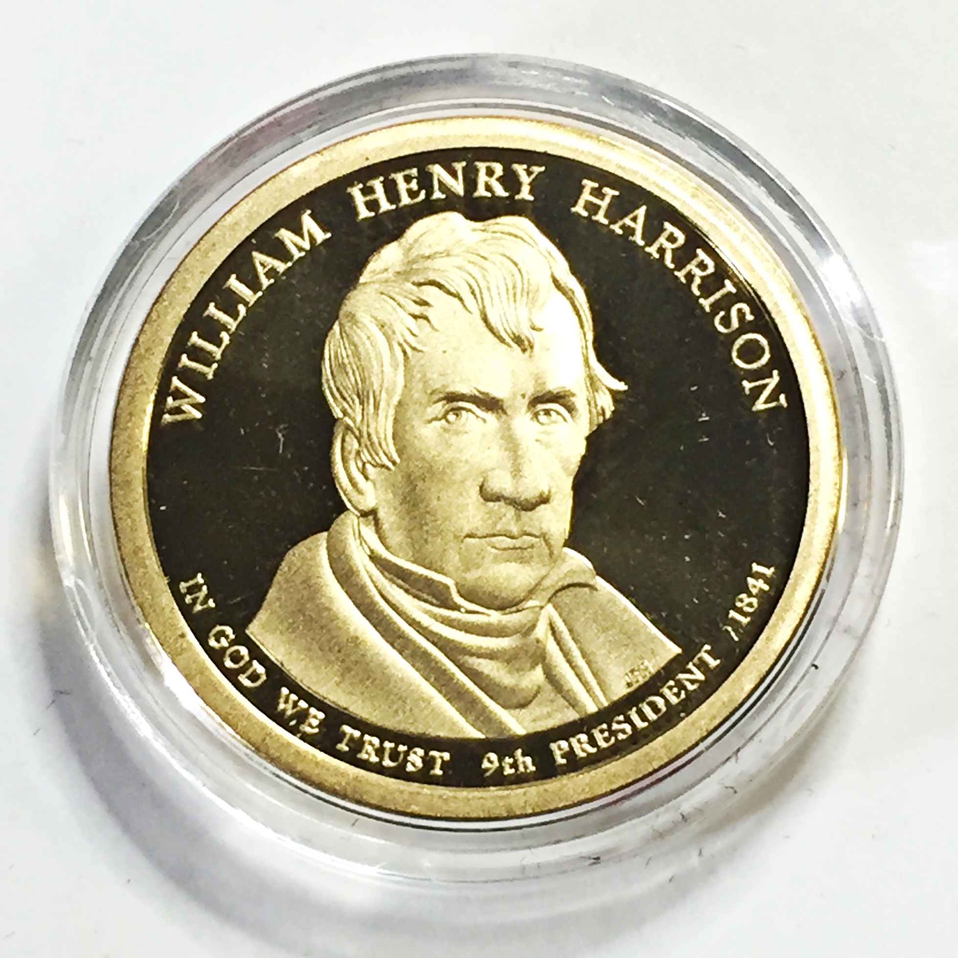2009-S Proof William Henry Harrison Presidential Commemorative Dollar ...