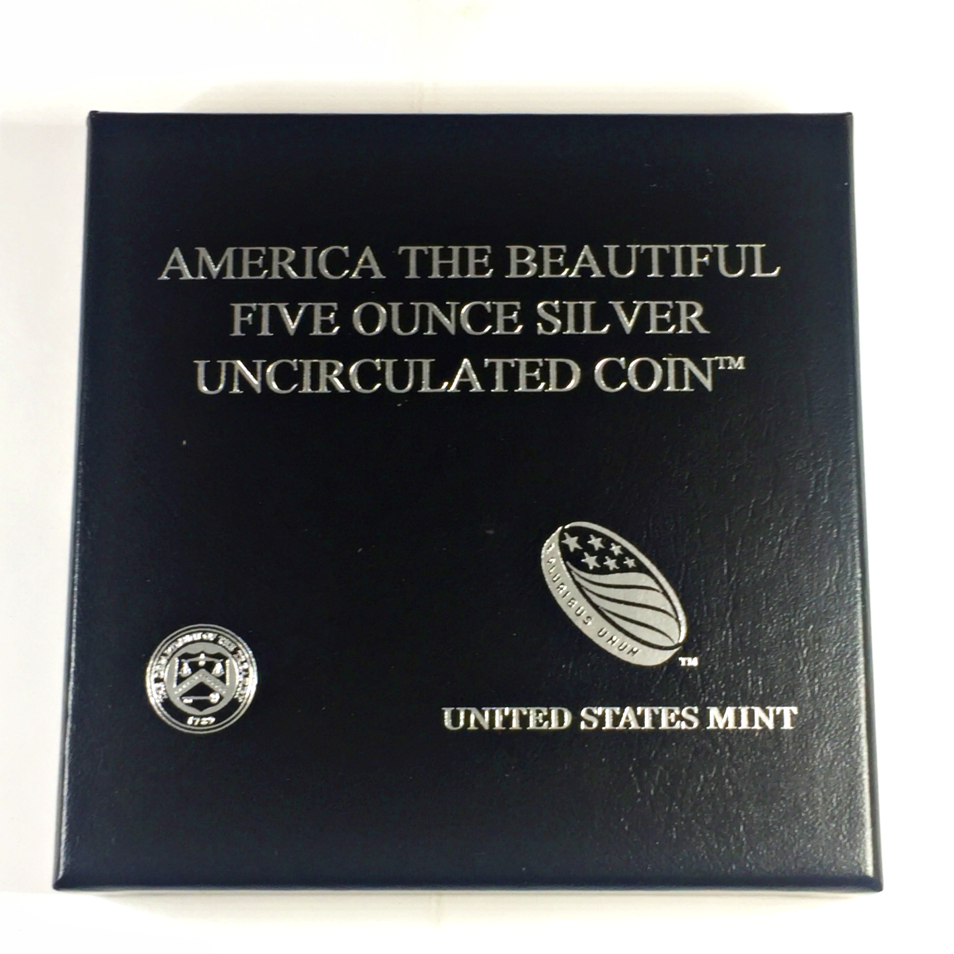 2010 America The Beautiful Five Ounce Silver Uncirculated Coin ...