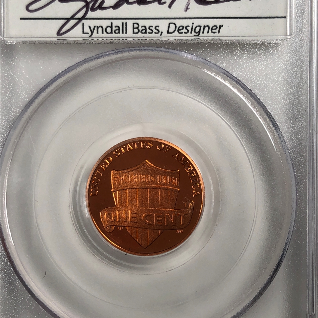 2010 S Shield Cent Lyndall Bass Signature PCGS Proof 69 Red *Deep Cameo ...