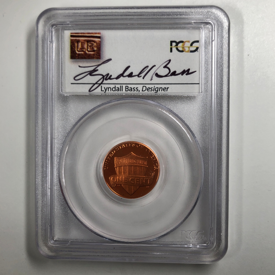 2010 S Shield Cent Lyndall Bass Signature PCGS Proof 69 Red *Deep Cameo ...
